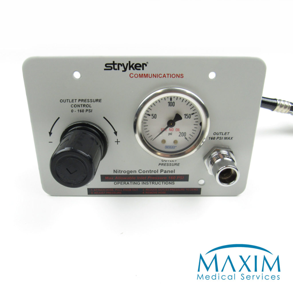 Stryker Nitrogen Control Panel - Maxim Medical